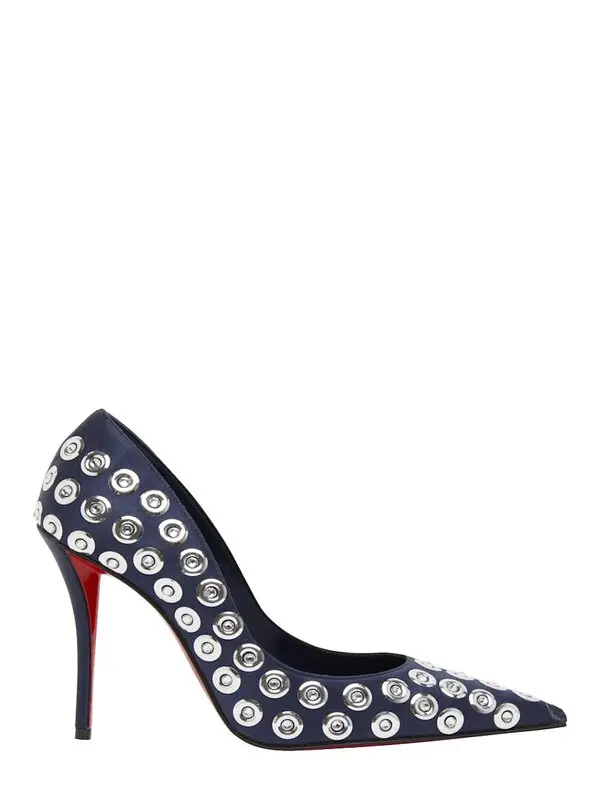 CHRISTIAN LOUBOUTIN 100mm Miss Z Crystal Pumps - Zaffiro