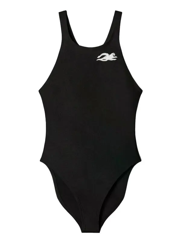 Tory Burch Racerback Bodysuit - Black