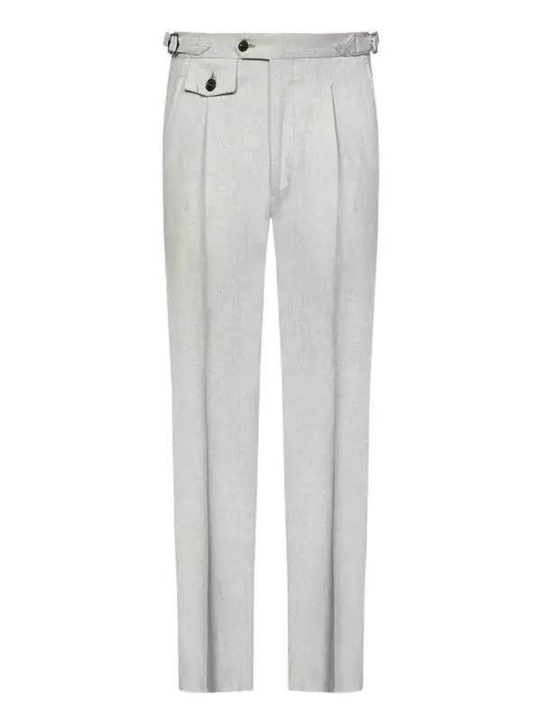 FRANZESE COLLECTION Straight-leg Trousers - Neutrals