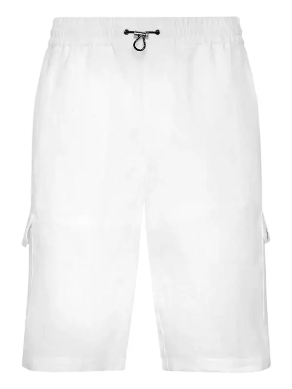 Philipp Plein Cotton Shorts - White