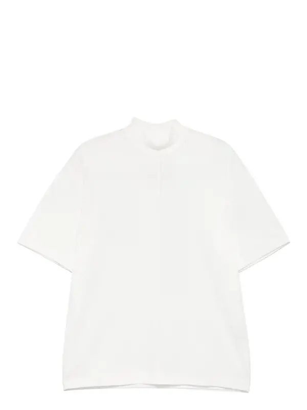 Issey Miyake High-neck T-shirt - White