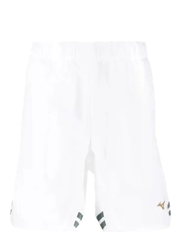 Mizuno Logo-print Track Shorts - White