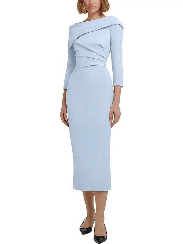 Safiyaa Vera Dress - Pale Blue