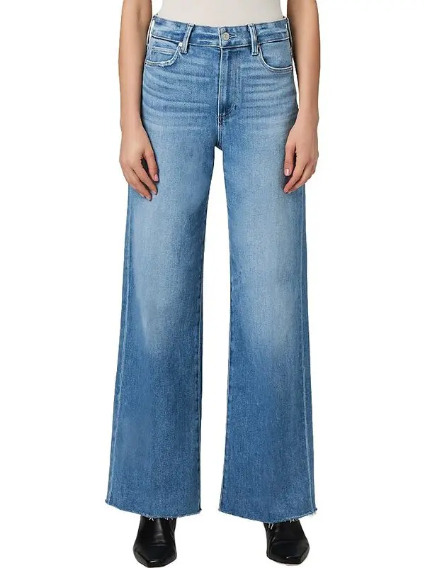 Paige Anessa High-rise Wide-leg Jeans - Mesmerize