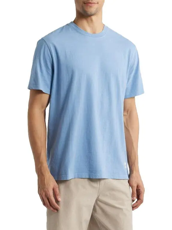 FAIR HARBOR Saltaire Organic Cotton Graphic T-shirt - Light Blue