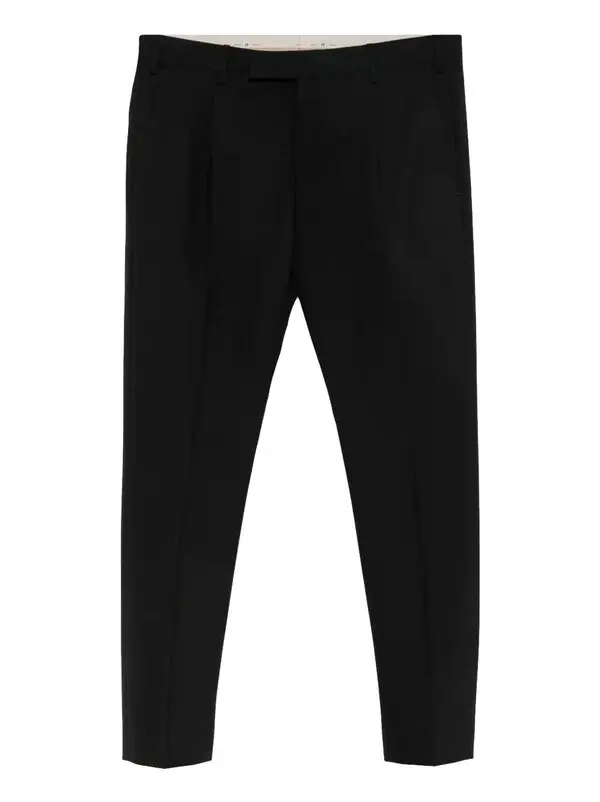 PT TORINO Tapered Trousers - Black