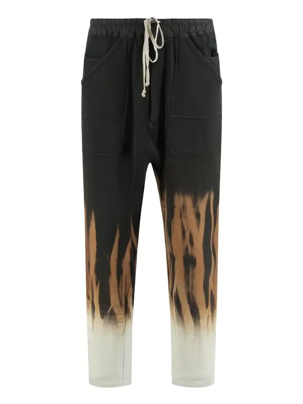 Rick Owens Cotton Trousers - Black