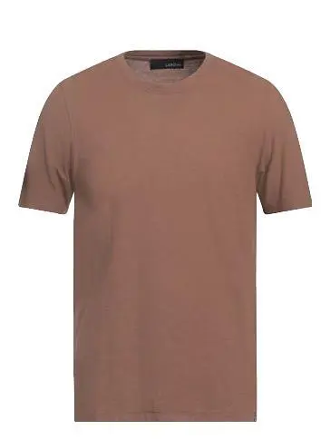 LARDINI T-shirt Light Brown Size Cotton - Beige