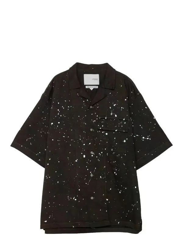 YOSHIOKUBO Splash Shirt - Black