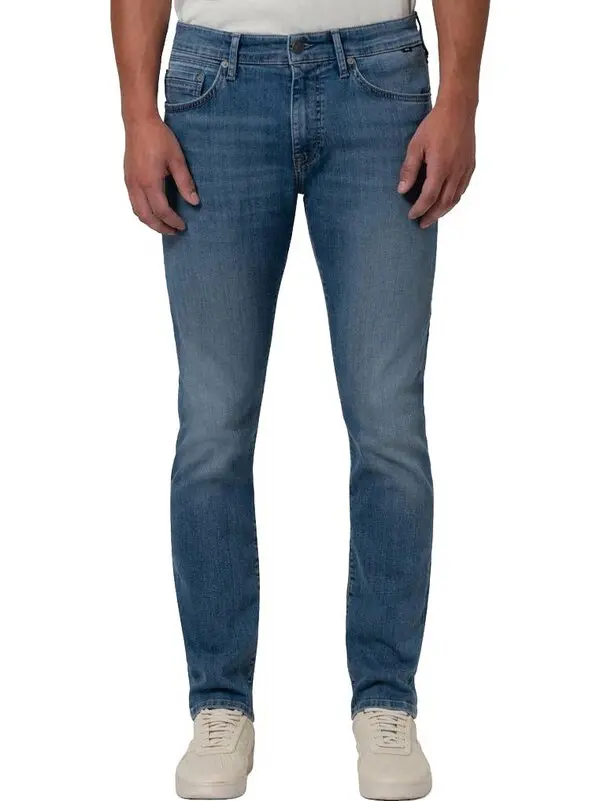 MAVI Jake Slim Fit Jeans - Mid Shaded Williamsburg