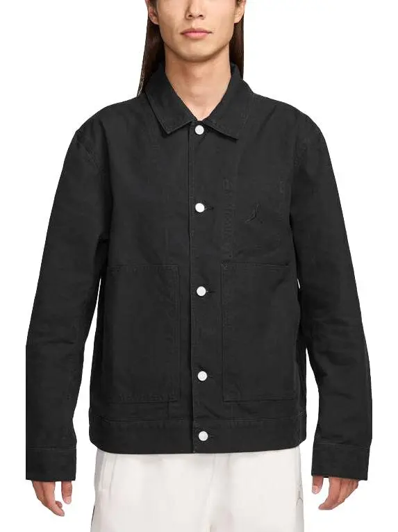 JORDAN Essentials Chicago Canvas Jacket - Black