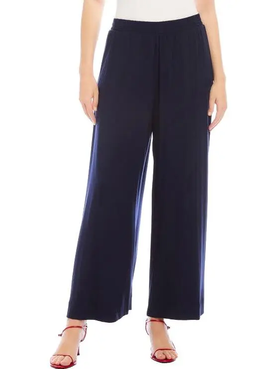 Fifteen Twenty Shilo Ankle Wide Leg Pants - Navy