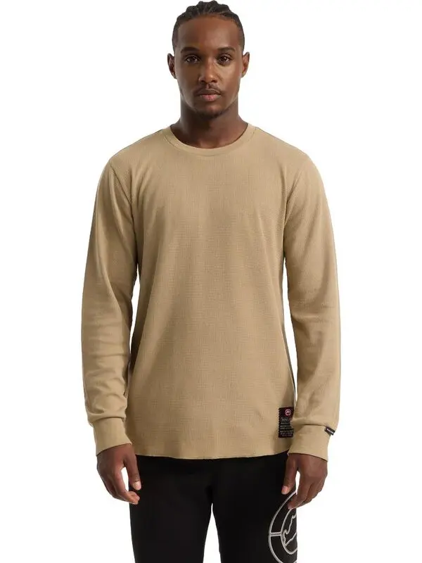 ECKO UNLTD. Pinch Me Thermal Top - Taupe