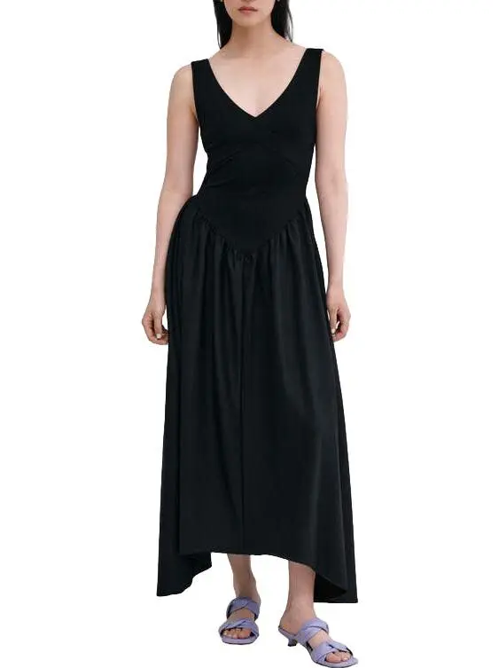 MARCELLA Cammi Sleeveless A-line Dress - Black