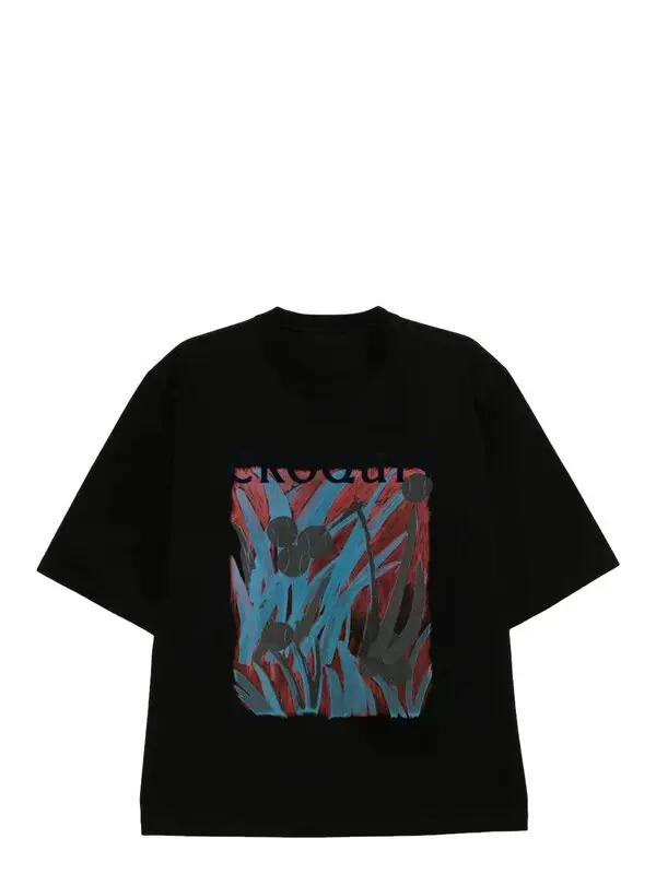CROQUIS Graphic-print T-shirt - Black