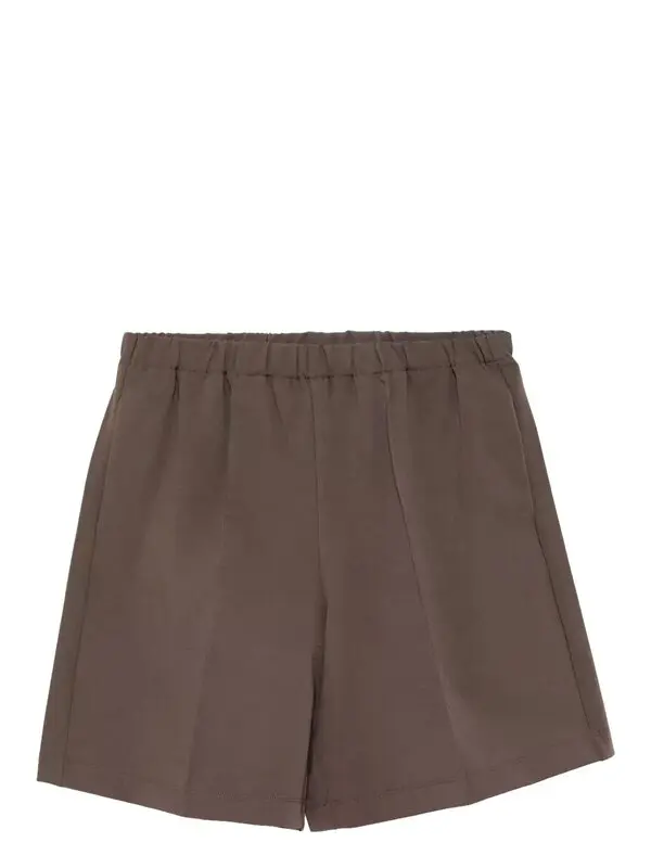 JNBY Wide-leg Shorts - Brown