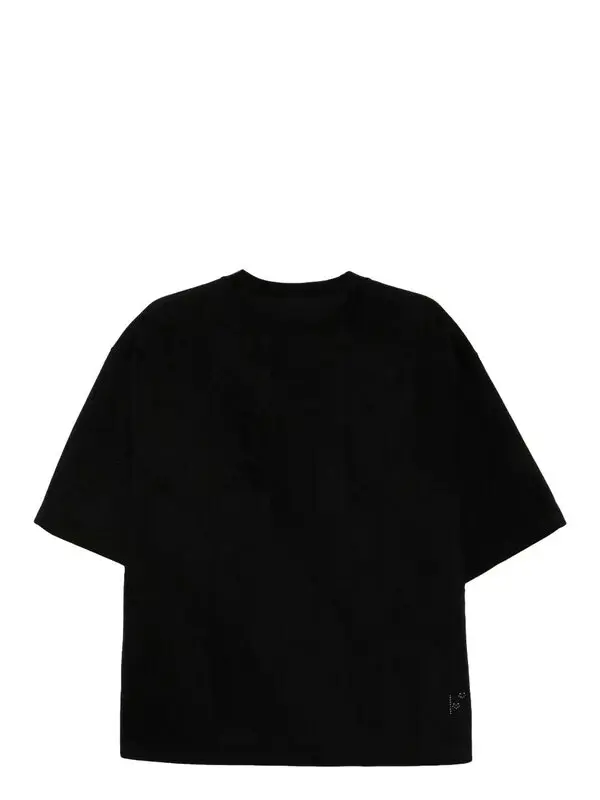 CROQUIS Knitted T-shirt - Black