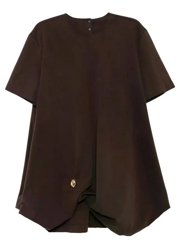 JNBY Drawstring-hem Dress - Brown