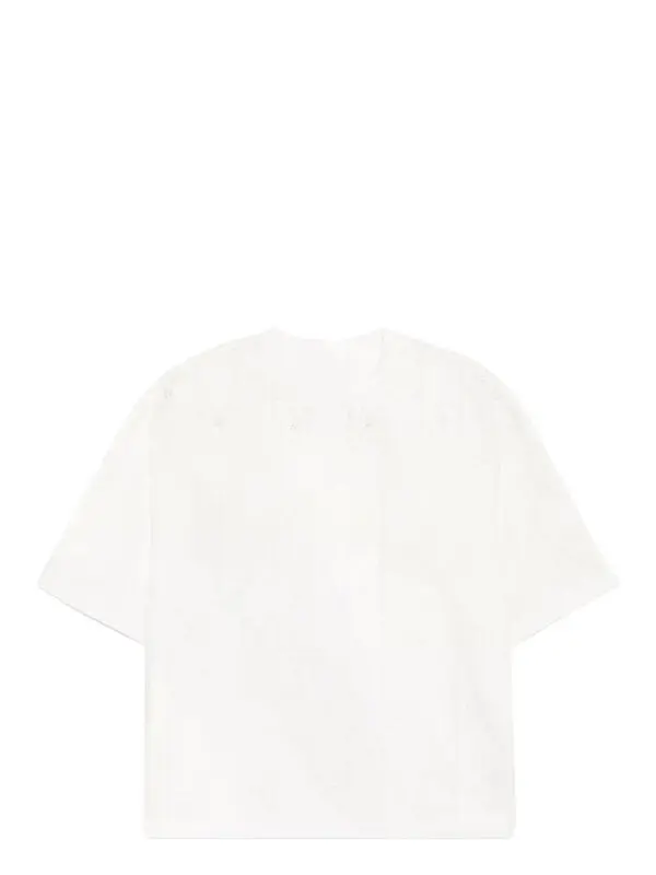 CROQUIS Knitted T-shirt - White