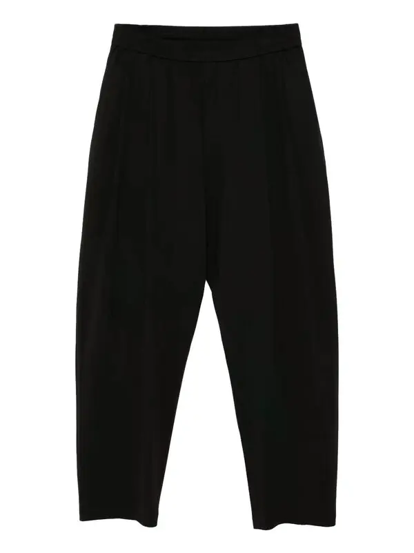 CROQUIS Drawstring Trousers - Black