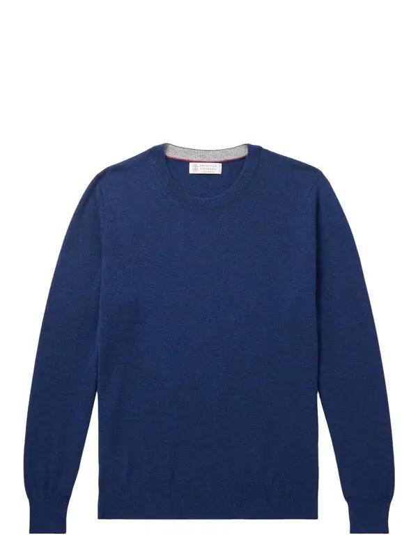Brunello Cucinelli Cashmere Sweater - Blue