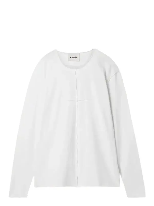 Khaite Kit Paneled T-shirt - White