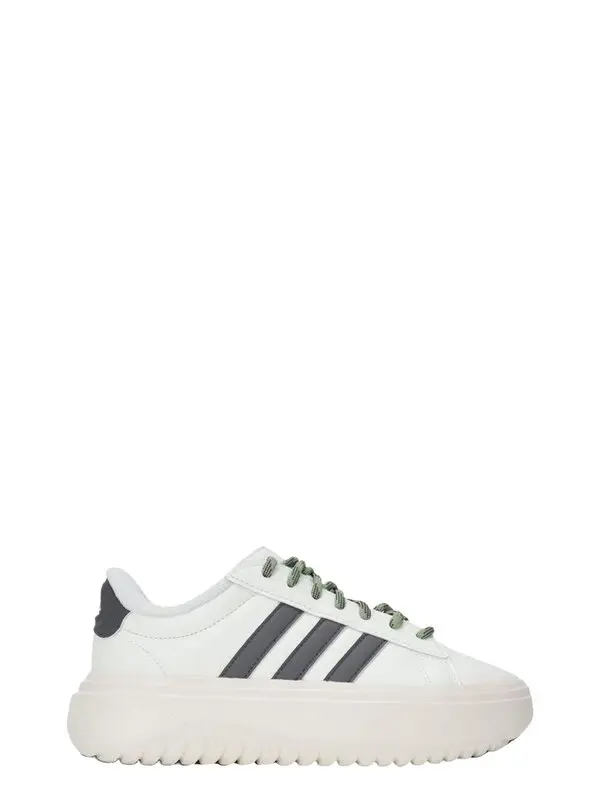 Adidas Grand Court Platform Sneakers - Cream