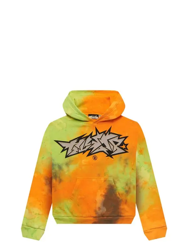 HELLSTAR Halloween Vomit Hoodie - Orange