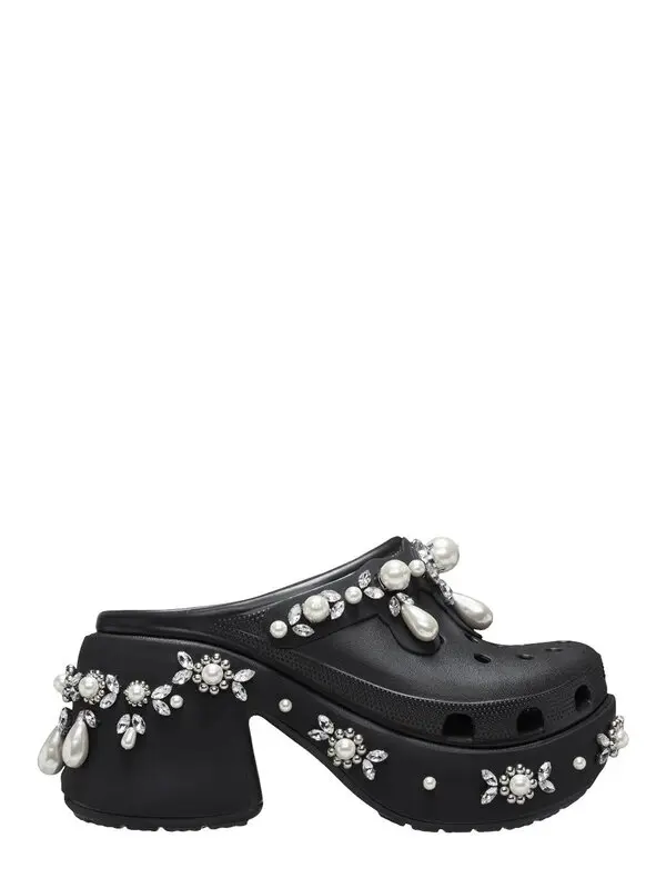 CROCS Simone Rocha X Siren Spiked Clog - Black
