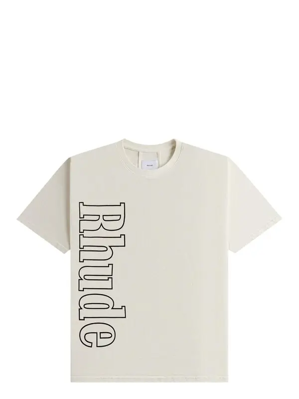 Rhude Side Logo T-shirt - White