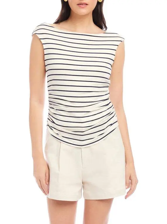 Fifteen Twenty Tasha Stripe Top - Navy