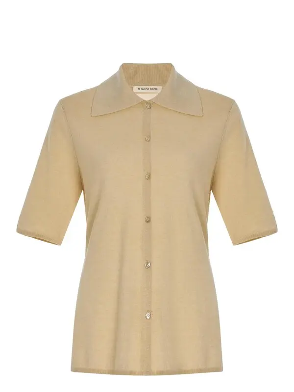 BY MALENE BIRGER Exclusive Riviera Dotta Top - Neutral