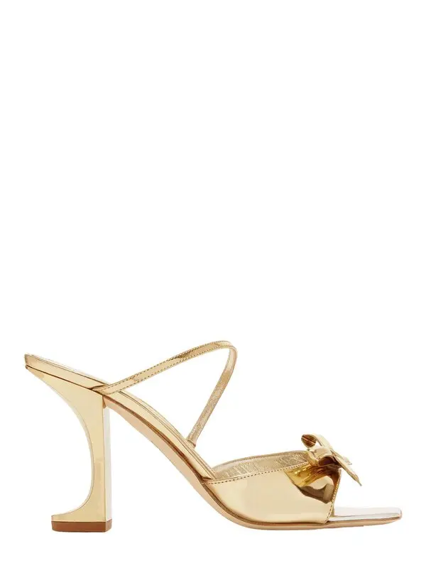 IZIE Arno Metallic Leather Sandals - Gold