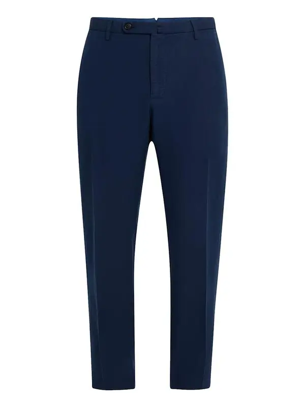 Incotex Regular-fit Chino Pants - Dark Blue827