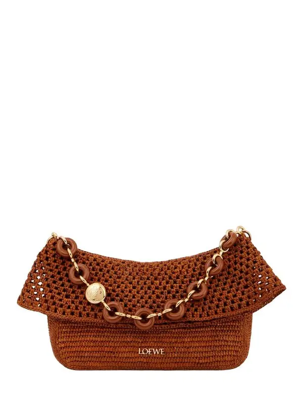 Loewe Paula's Ibiza Ola Medium Shoulder Bag - Brown