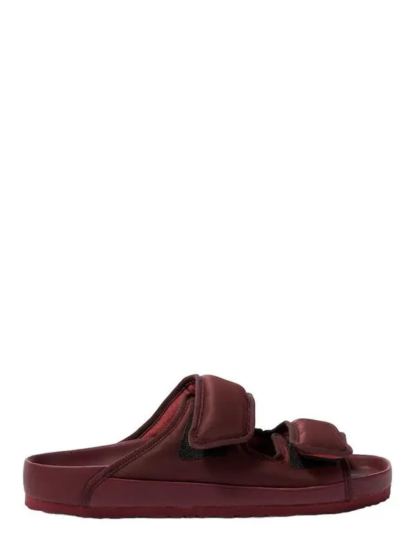 BIRKENSTOCK Arizona Cosny Sandals - Burgundy