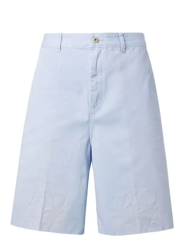 Loewe Paula's Ibiza Anagram Bermuda Shorts - Blue