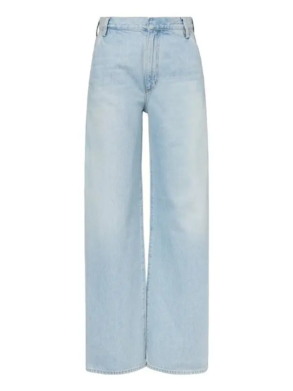 AGOLDE Shona High-rise Wide-leg Jeans - Blue