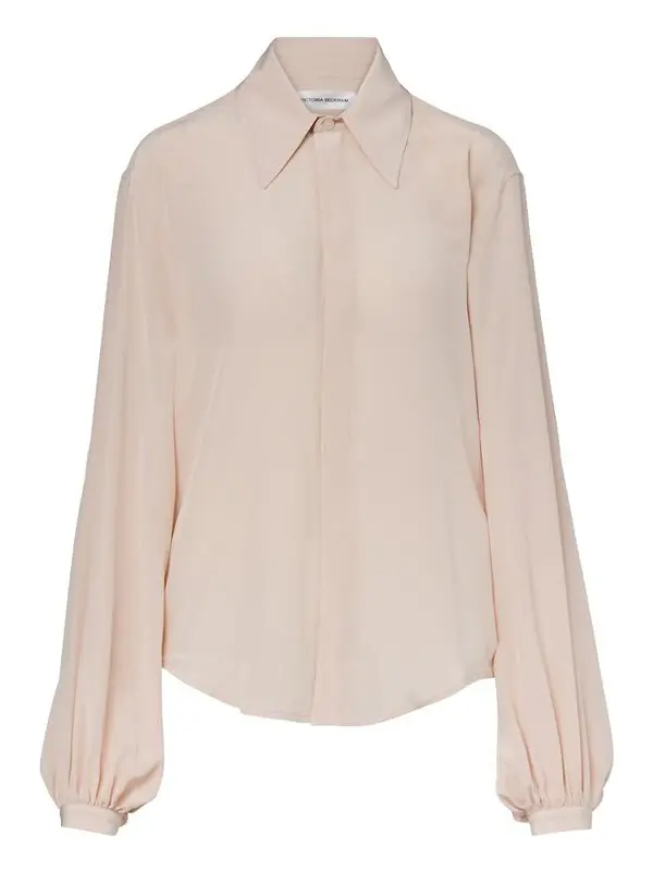 Victoria Beckham Silk Shirt - Pink