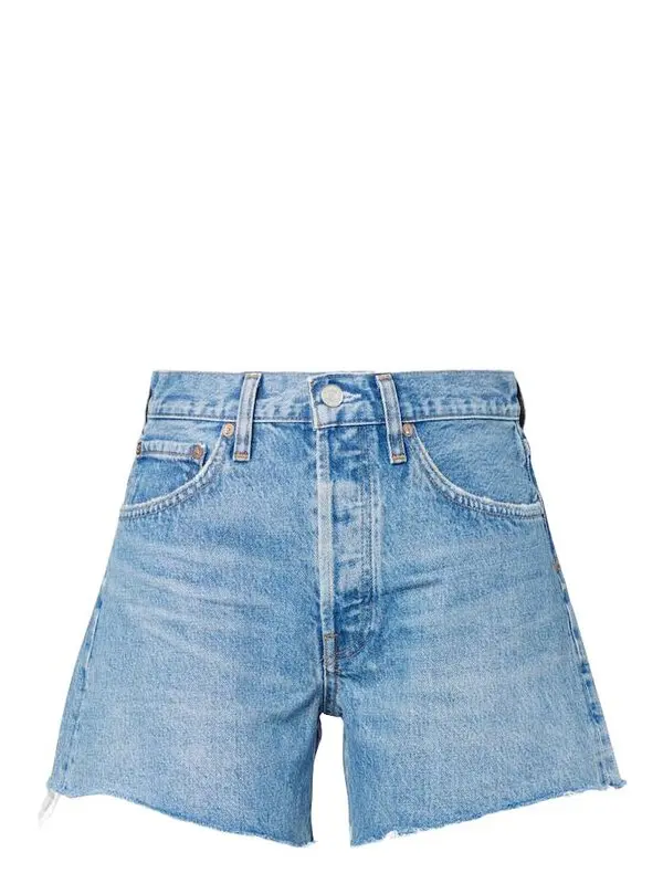 AGOLDE Parker Denim Shorts - Blue