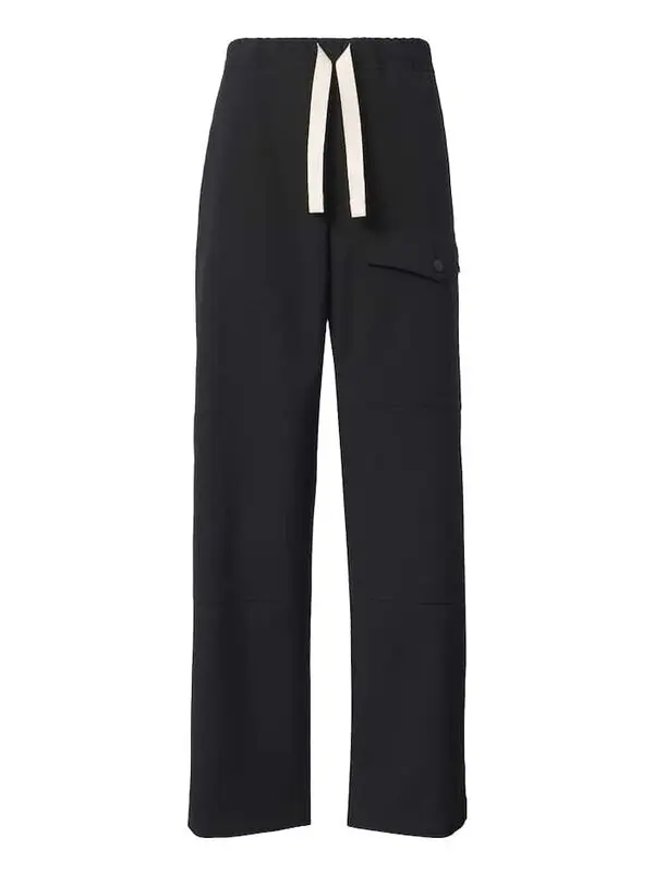 Dries Van Noten Wool Sweatpants - Black