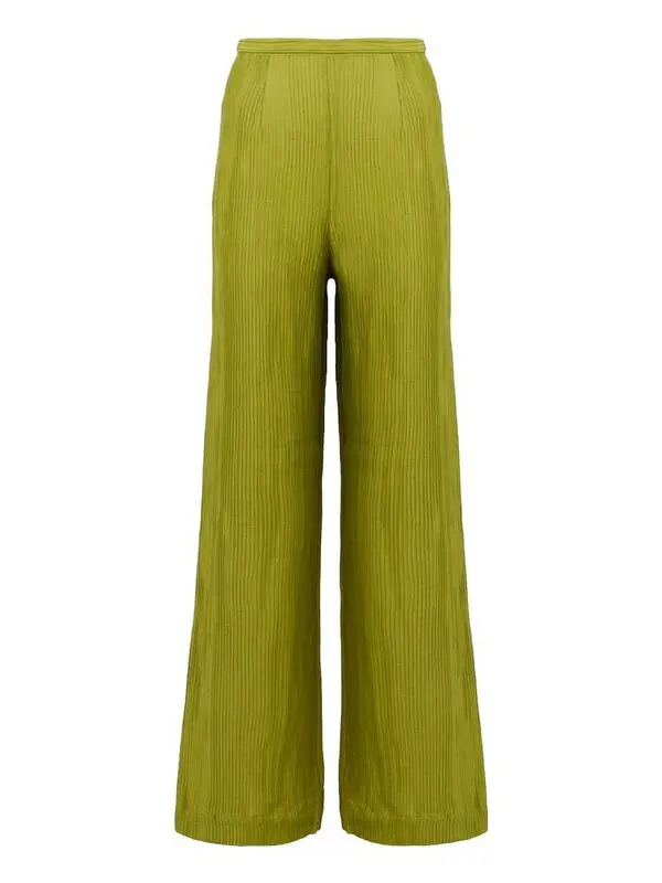 TALLER MARMO San Juan Wide-leg Pants - Green