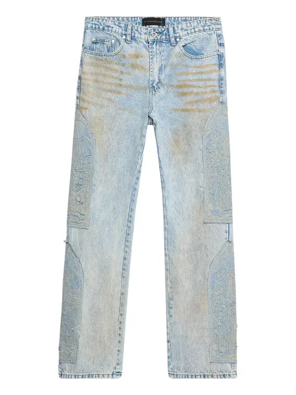 WHO DECIDES WAR BY EV BRAVADO Mechanic Signature Jeans - Denim
