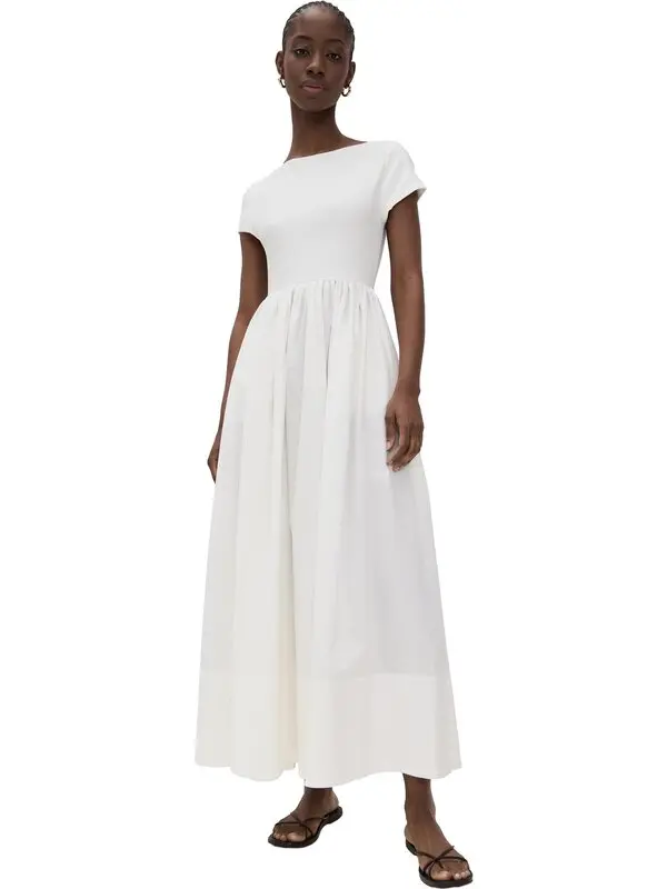 LA MAREGOLD Susie Maxi Dress - Antique White