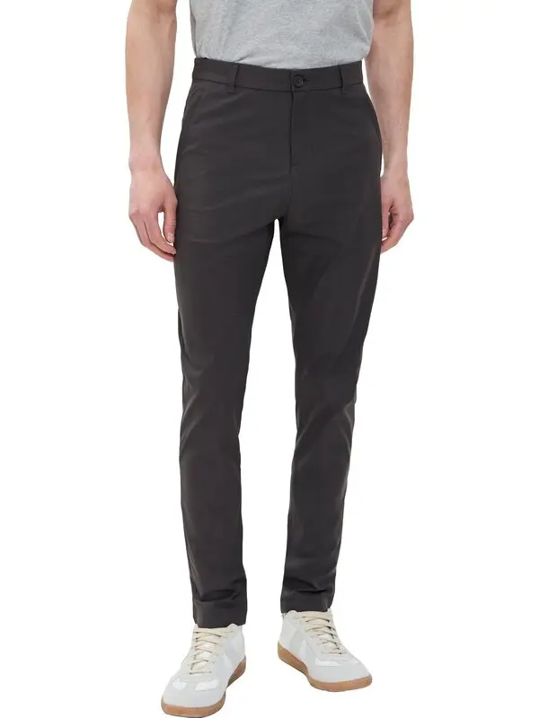 Reigning Champ Stretch Warp Knit Slim Trousers - Carbon