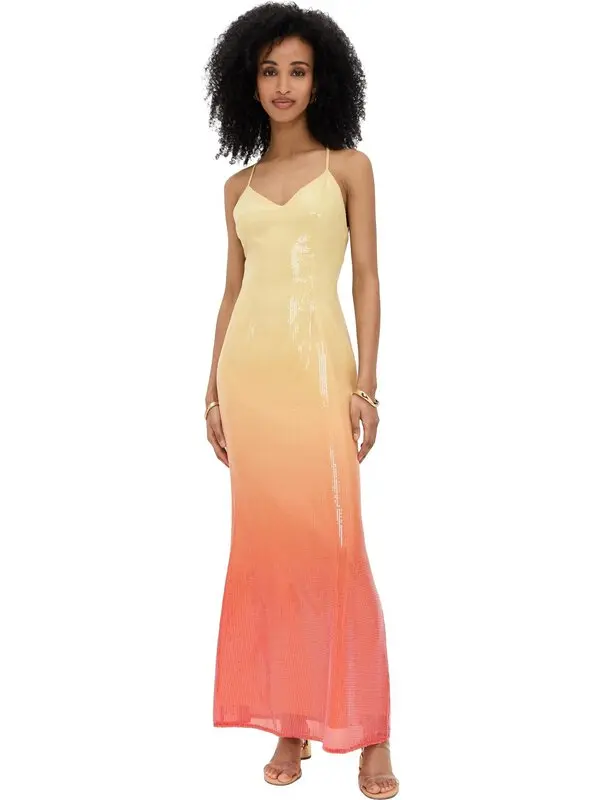 RUNAWAY THE LABEL Niyah Maxi Dress - Mimosa Ombre