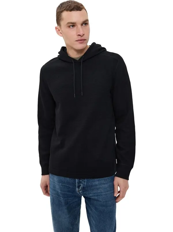 Reigning Champ Lightweight Waffle Standard Hoodie - Black