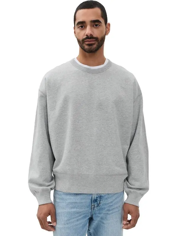 Reigning Champ Mid-weight Terry Relaxed Crew Neck - Hgrey