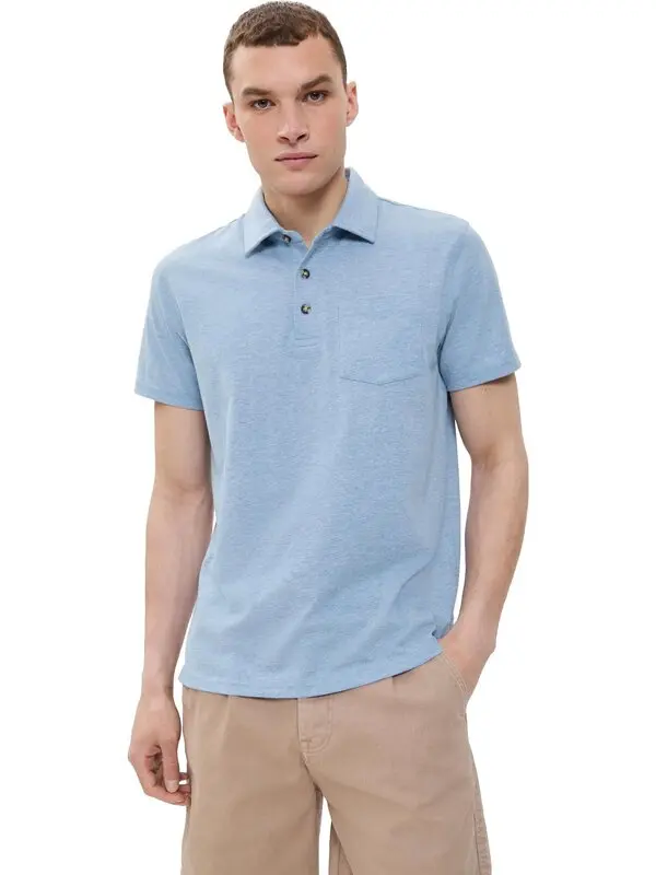 FAIR HARBOR The Kismet Polo - Light Blue