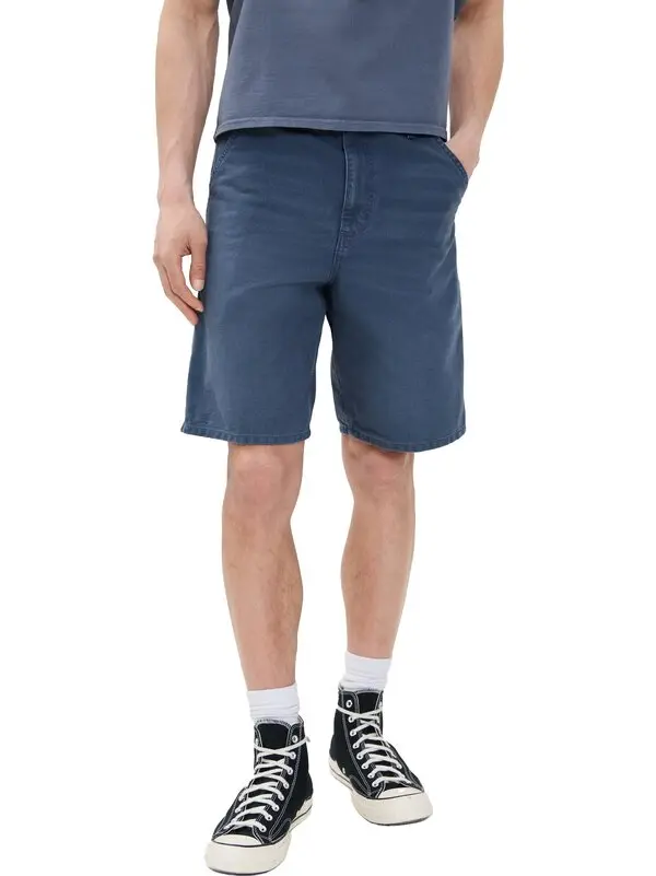 Carhartt Work In Progress Single Knee 9.5 Shorts - Dusky Blue (stone Canvas)